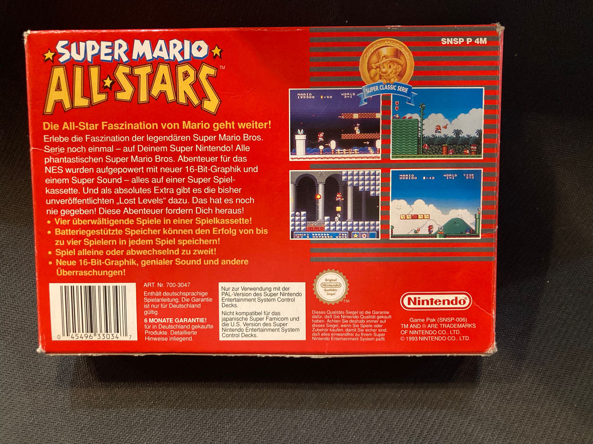 Super Mario All-Stars Super Nintendo SNES - Otaku Store